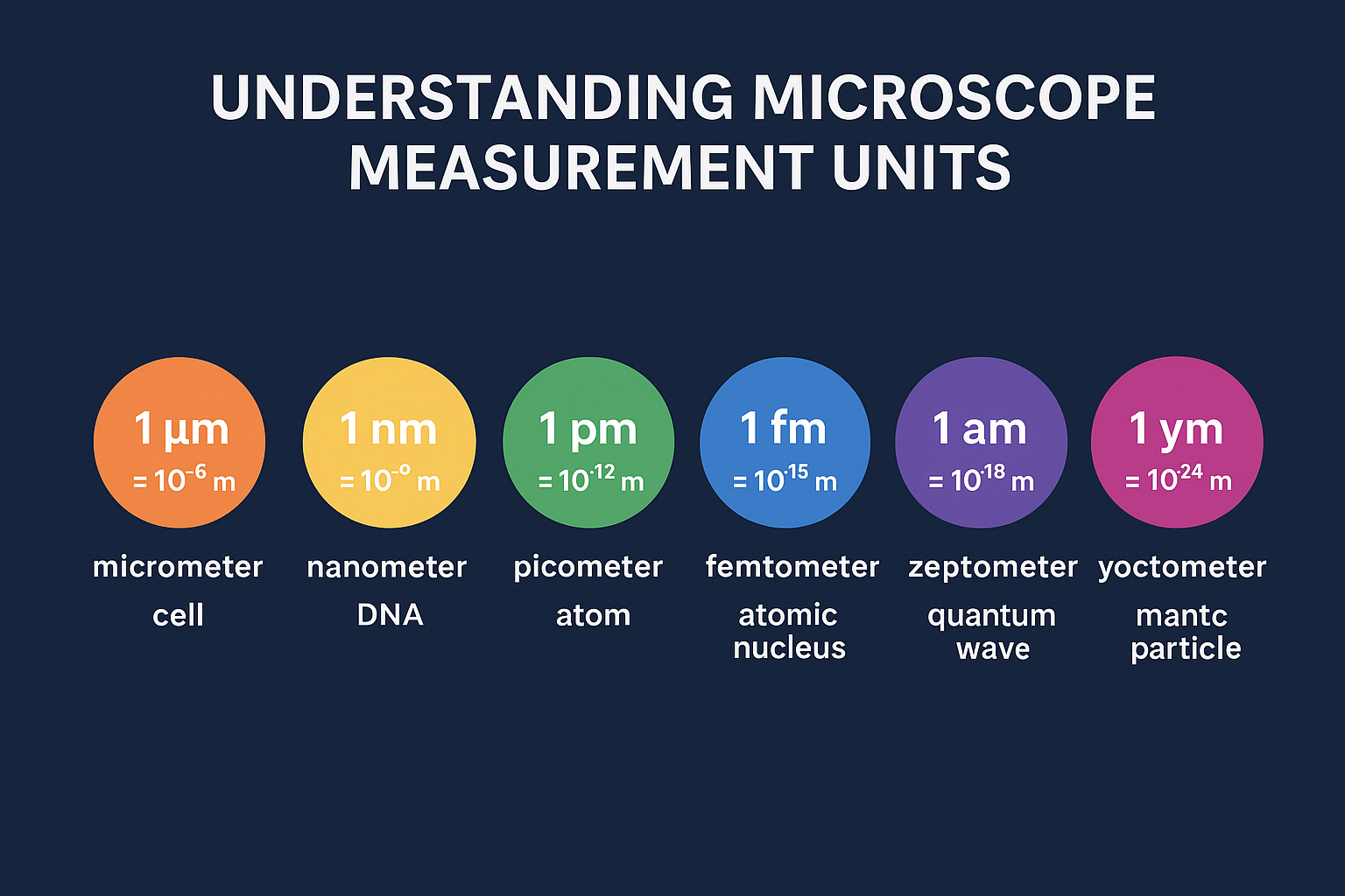 Understanding Microscopic Measurement Units: From Micrometers to ...